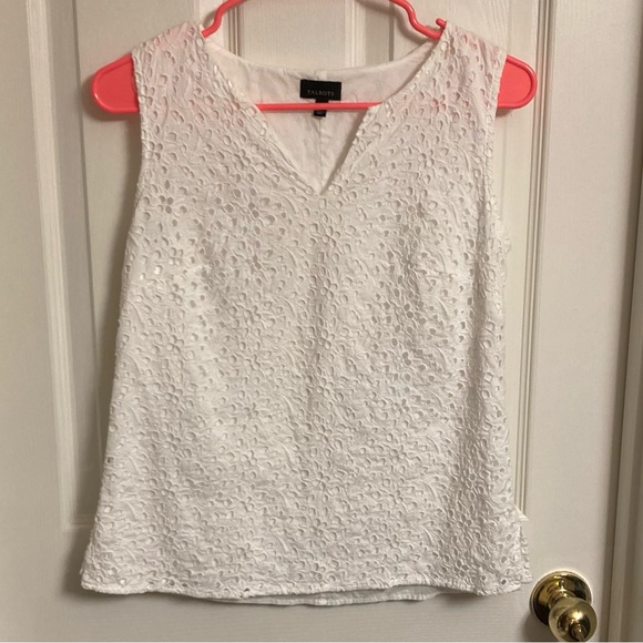 Talbots | Tops | Talbots White Eyelet Top Sz 2 Excellent Used Condition | Poshmark